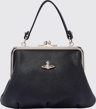 Vivienne Westwood Granny Frame Purse Mini-Tasche aus Saffiano-Leder