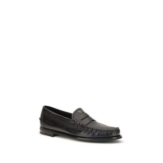 Prada Calf Leather Loafer - Black