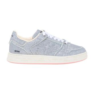 Premiata Silberne Glitzer-Sneakers - - Shoes - Damen - Grau - 40 EU