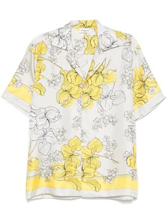 P.A.R.O.S.H. Hemd aus Seide - Gelb