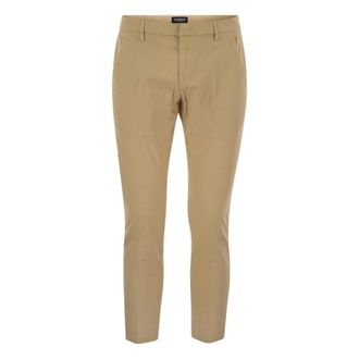 Dondup Femme, Pantalons, Beige, Taille: W32 Alfredo Slim Pantalons