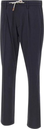 Eleventy Homme, Pantalons, Bleu, Taille: W34 Slim-fit Pantalons