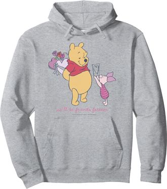 Disney Winnie The Pooh Valentinstag Friends Forever Vintage Pullover Hoodie