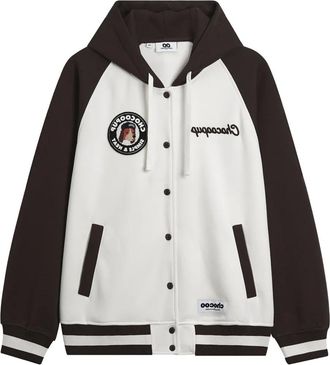 Chocoolate hoodie à manches raglan - Blanc