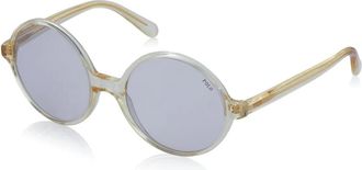Ralph Lauren Runde Sonnenbrille - - Accessories - Damen - Beige - ONE SIZE