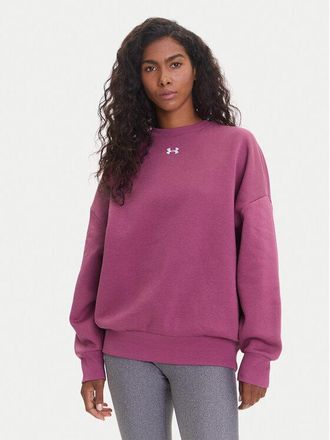 Under Armour Sweatshirt Ua Rival 1386463 Rosa Oversize