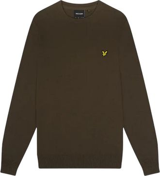 Lyle & Scott Pullover Top Rundhalsausschnitt f&uuml;r Herren (Oliv)