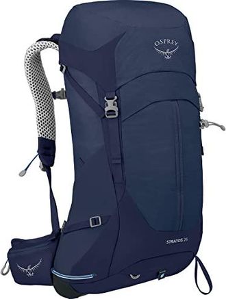 Osprey Stratos 26 O/S Sac à dos de randonnée, Bleu cétacé, taille unique