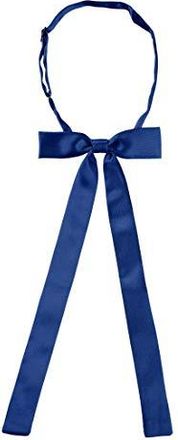 Allegra K Cravate de ficelle pré-nouée avec noeud papillon pour hommes et femmes Bleu marin One Size