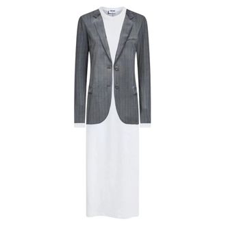 Moschino Bedrucktes Baumwoll-Jersey-Kleid - - Dresses - Damen - Mehrfarbig - S