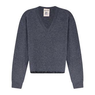 Semicouture Femme, Pulls, Gris, Taille: 44 FR Maglia Celia