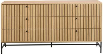 DRAWER Drawer - Commode 6 tiroirs en bois L157.9cm - Bois clair - Storo