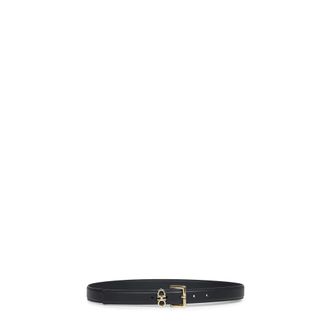 Ferragamo Double Gancini G&uuml;rtel - - Accessories - Damen - Schwarzk - 80 CM
