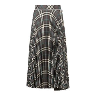 Burberry Femme, Jupes, Multicolore, Taille: 34 FR Check Pleated Skirt