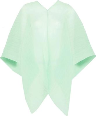Issey Miyake Femme, Vestes, Vert, Taille: ONE Size Colorful Madame-T Small