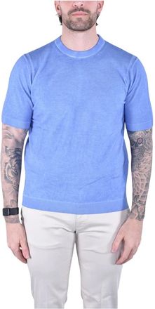 KANGRA Homme, Tops, Bleu, Taille: M T-shirt &agrave; Manches Courtes et Col Rond