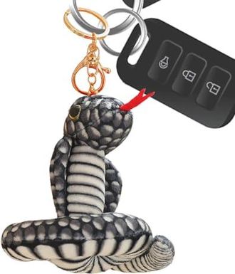Generic Pendentif de sac serpent - Porte-cl&eacute;s en peluche serpent - Pendentif mignon pour sac &agrave; dos serpent - Porte-cl&eacute;s en peluche serpent mignon - Pendentif 