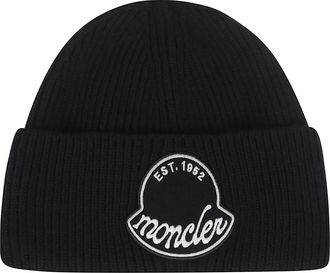 Moncler Caps & Mützen - Tricot Beanie Black - Gr. ONE SIZE - in Schwarz - für Damen