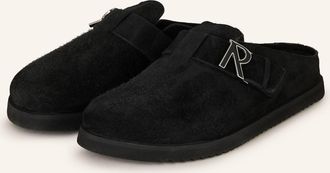 Represent Represent Pantoletten Initial schwarz