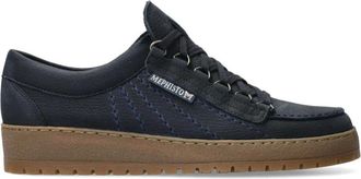 Mephisto Homme, Chaussures, Bleu, Taille: 46 1/2 EU Rainbow Lace-Up Shoe