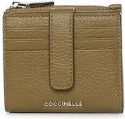 Coccinelle Femme, Accessoires, Vert, Taille: ONE Size Portefeuille Souple M&eacute;tallis&eacute;