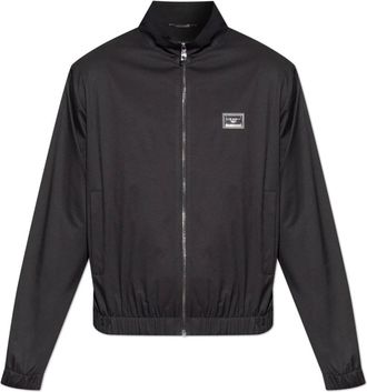 Dolce & Gabbana Homme, Vestes, Noir, Taille: XL Logo Jacket