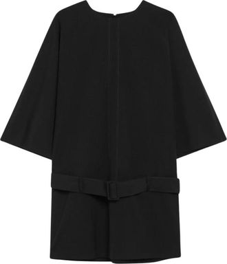Maison Margiela Robe Caftan Ceintur&eacute;e - Femme - Robes - Noir - Taille: 38 FR