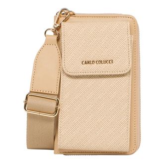 Carlo Colucci Handy-Portemonnaie - - Bags - Damen - Beige - ONE SIZE