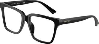 Jimmy Choo London Femme, Accessoires, Noir, Taille: 54 MM Monture optique carr&eacute;e