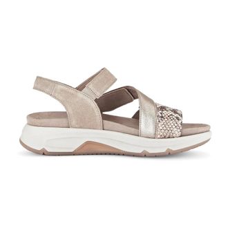 Gabor Femme, Chaussures, Beige, Taille: 38 1/2 EU Sandalette de marche - Beige
