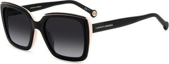 Carolina Herrera Femme, Accessoires, Noir, Taille: 53 MM HER 0143/G/S Lunettes de soleil