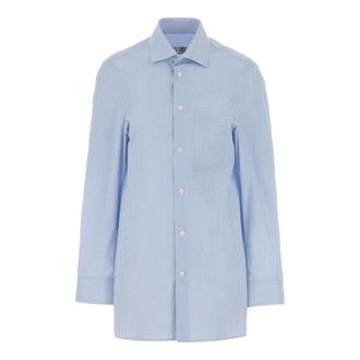 Maison Margiela Damen, Blusen & Hemden, Blau, SGr&ouml;&szlig;e