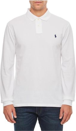 Polo Ralph Lauren Homme, Tops, Blanc, Taille: XL Polo Logo Contrast&eacute;