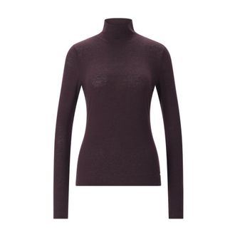 Windsor Leichter Rollkragenpullover - - Knitwear - Damen - Braun - XL