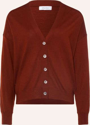 Darling Harbour Darling Harbour Strickjacke Aus Merinowolle braun