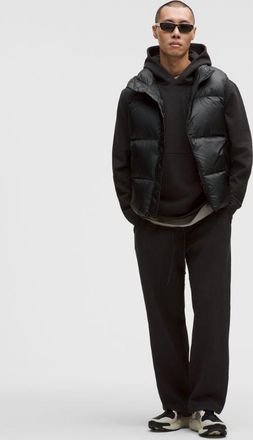 lululemon Strukturierte Hose mit geradem Bein im Relaxed Fit für Männer - Größe 2XL in Black