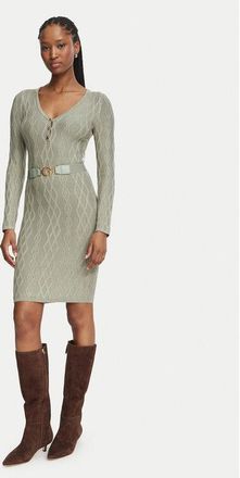 Guess Strickkleid W6BK62 Z1567 Hellgr&uuml;n Slim Fit