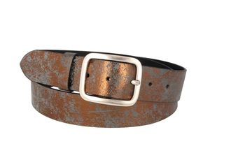 MGM Damen Bl&oslash;dt glas G rtel, Braun (Kupfer 2), 100 cm (Herstellergr&ouml;&szlig;e: 100) EU