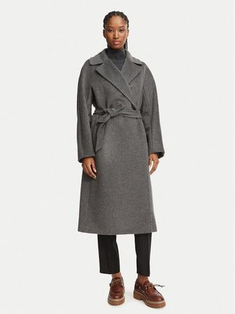 Max Mara Wollmantel Resina 2625016102 Grau Regular Fit