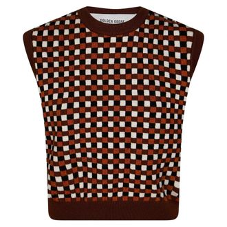 Golden Goose Gilet Roby Wolle - - Knitwear - Damen - Mehrfarbig - L