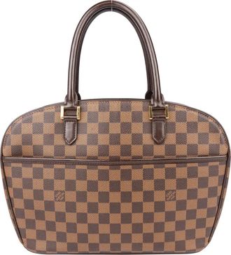 Louis Vuitton Crossbody Bags - Louis Vuitton Damier Ebene Monogram Saria Handbag - Gr. unisize - in Braun - f&uuml;r Damen