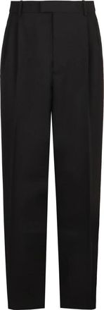 Bottega Veneta Homme, Pantalons, Noir, Taille: M Wool Twill Pantalons