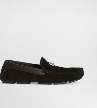 Dolce & Gabbana Split Calfskin Slipper - Mann Driver Und Mokassins Schwarz 41