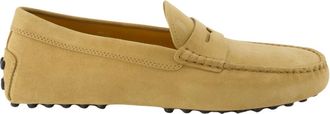 Tod's Homme, Chaussures, Beige, Taille: 45 EU Mocassins Gommino en daim beige Printemps-&Eacute;t&eacute; 2025