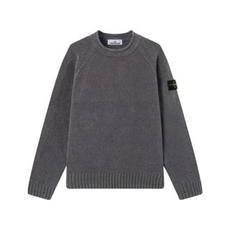 Stone Island Pullover mit Rundhalsausschnitt - - Knitwear - Herren - Grau - L