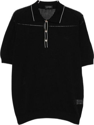 Tagliatore Homme, Tops, Noir, Taille: 2XL Polo Textur&eacute;