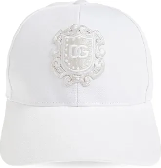 Dolce & Gabbana Homme, Accessoires, Blanc, Taille: 57 CM Casquette de baseball