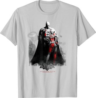 DC Comics Batman: Arkham City Harley Quinn and Bats T Shirt T-Shirt