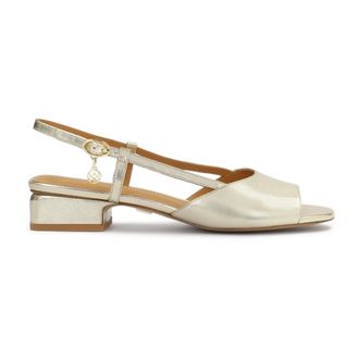 Kazar Elegante goldene Sandalen mit Fersenriemen - - Shoes - Damen - Gelb - 39 EU