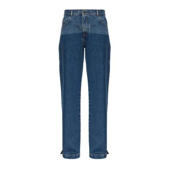 The Attico Washed Straight Leg - - Jeans - Damen - Blau - W25